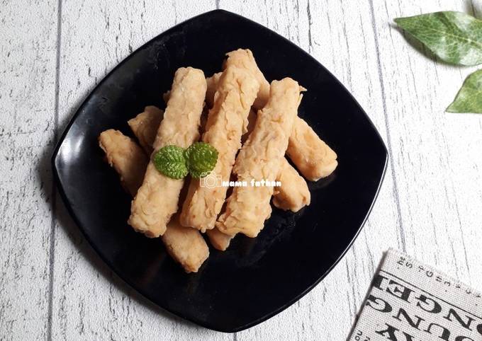 Resep Crispy tempe stick oleh Mama fathan - Cookpad