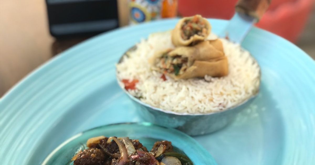 Crispy Beef Chilli With Egg Fried Rice Recipe by Erum Shah - Cookpad