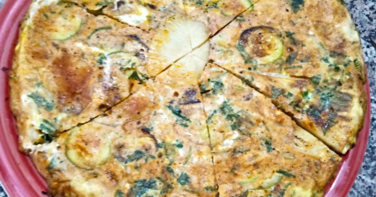 Summer Vegetable Omelette Recipe By Kel Zid