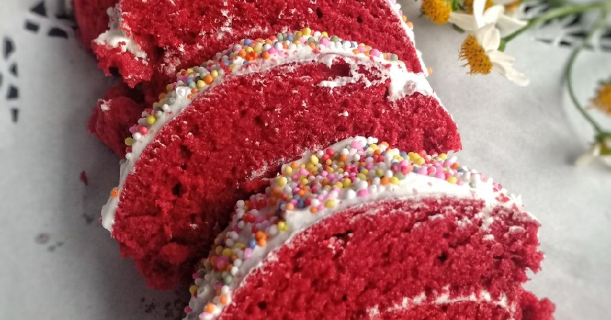Resep Bolu Gulung Red Velvet oleh Erni Apriana - Cookpad