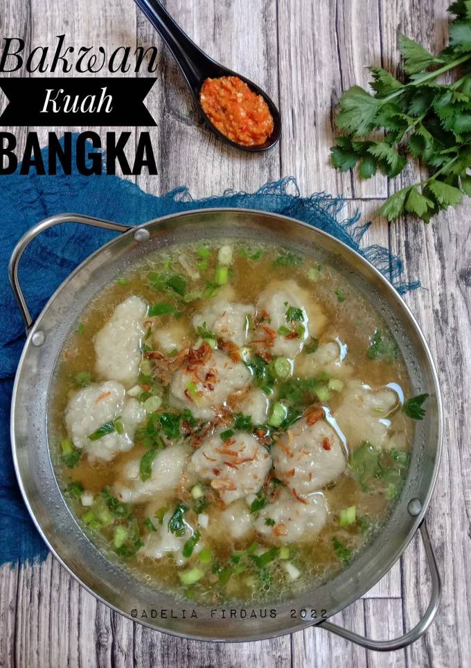 Resep Bakwan Kuah Bangka oleh Adelia Firdaus - Cookpad