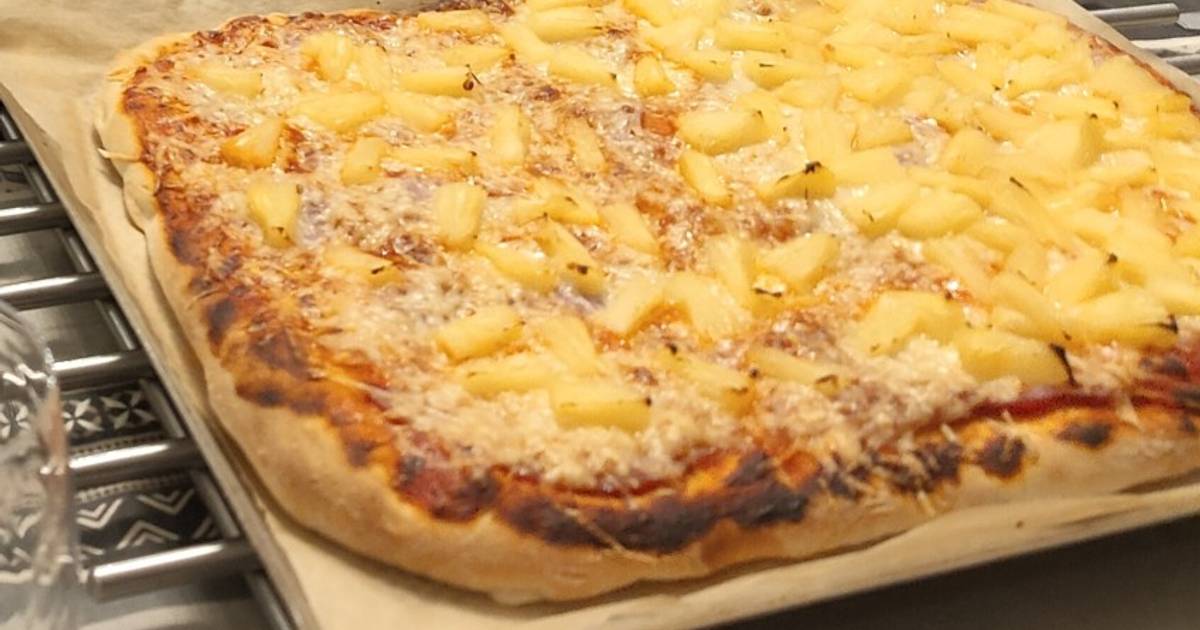 Pizza ananas jambon gruyère de Juju - Cookpad