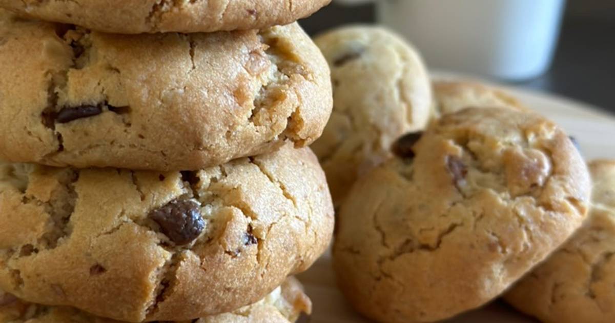 Cookies με κομμάτια σοκολάτας Συνταγή από τον/την Siakouk - Cookpad