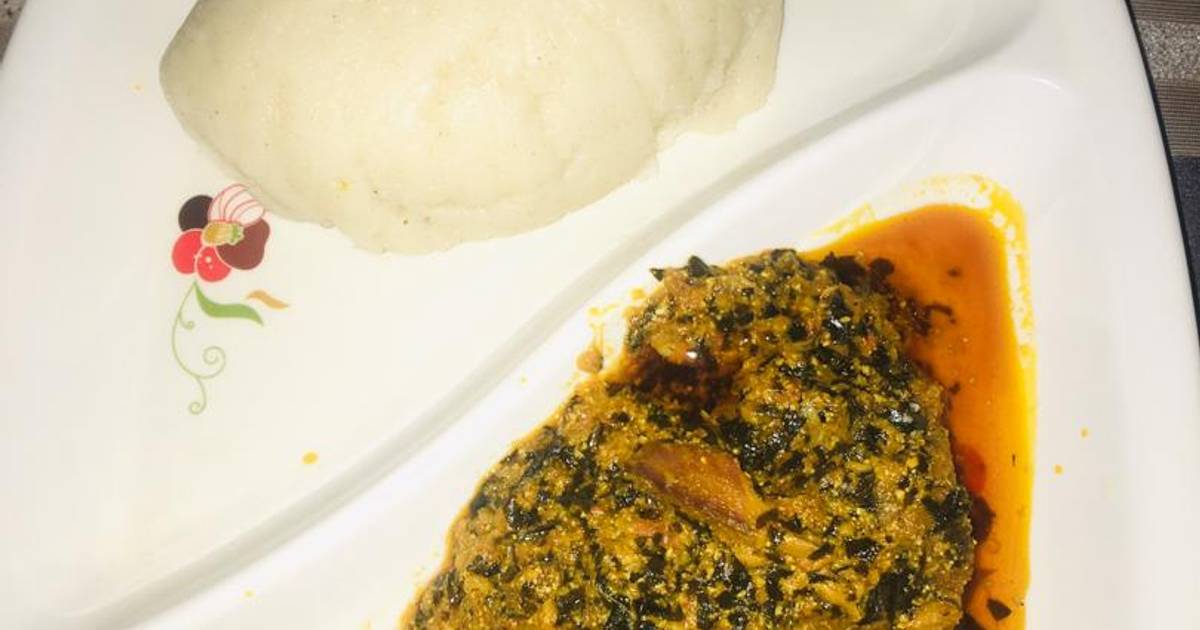 Tuwo semo and egusi soup Recipe by Hassana Abdulmalik - Cookpad