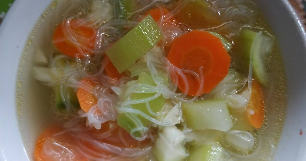 Resep Sop bening labu air oleh Endah_Awaludin - Cookpad