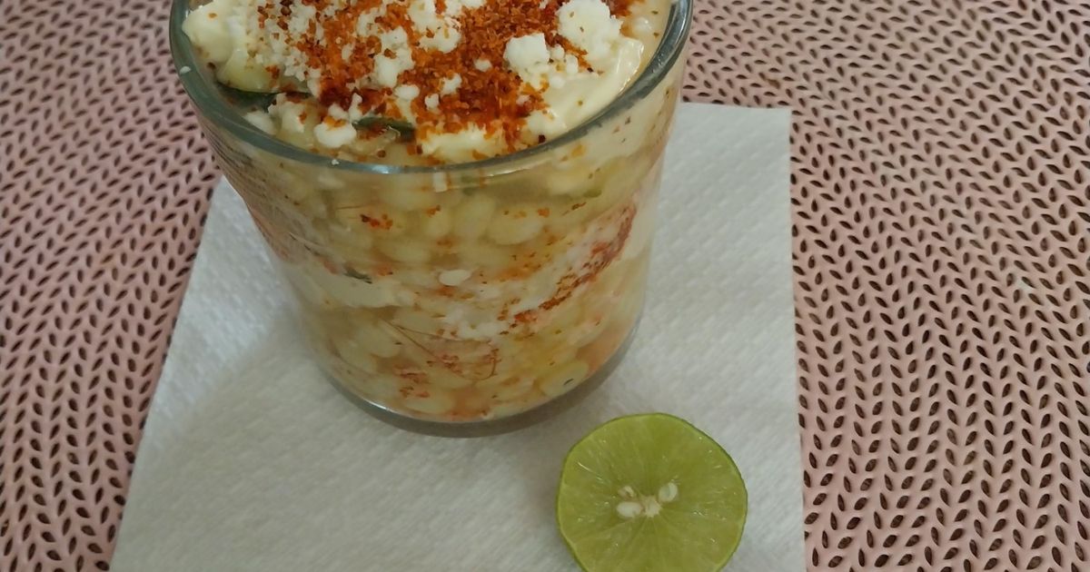 Esquite A Lo Mexicano ️🤍💚 Receta de Mar Tapia- Cookpad
