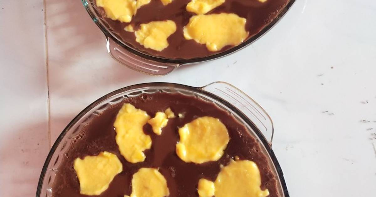 Resep Puding Batik Custard oleh aprilly natazia - Cookpad