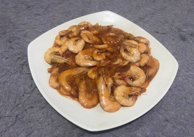 Resep Udang saus lada hitam oleh Riani - Cookpad