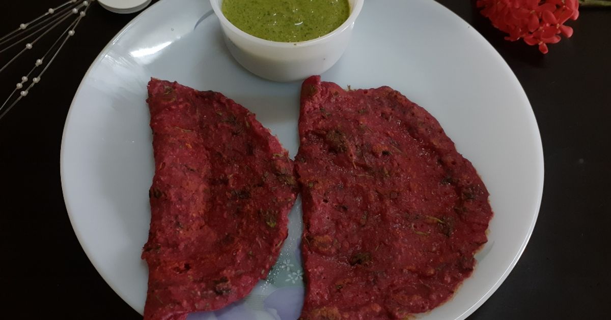Oats Beetroot Dosa Recipe by Jasmin Motta _ #BeingMotta - Cookpad