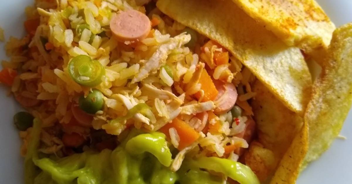 Papas y arroz y pollo - 921 recetas caseras- Cookpad