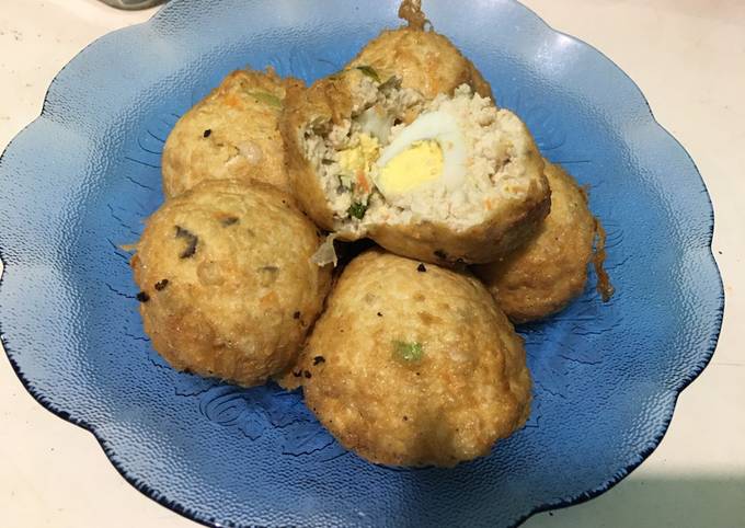 Resep Bola bola tahu isi telor puyuh oleh mimih rissa - Cookpad
