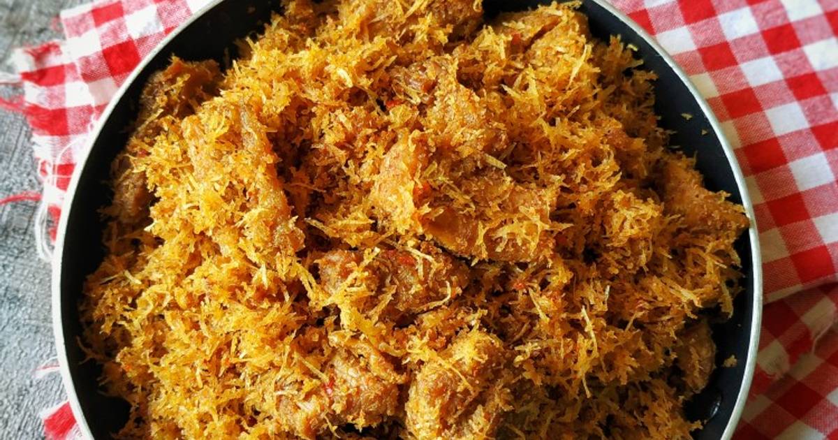 700 resep serundeng daging enak dan sederhana ala rumahan - Cookpad