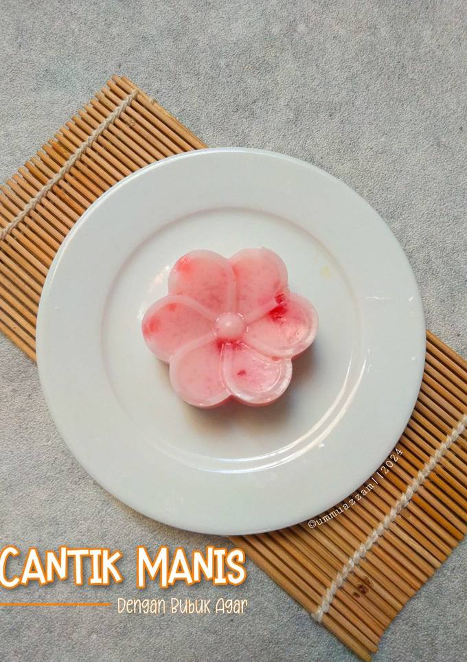 Resep Cantik Manis dengan Bubuk Agar oleh Ummu Azzam 💐 - Cookpad