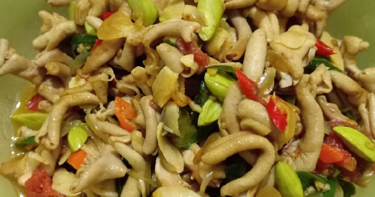 51 resep oseng usus dan pete enak dan mudah - Cookpad