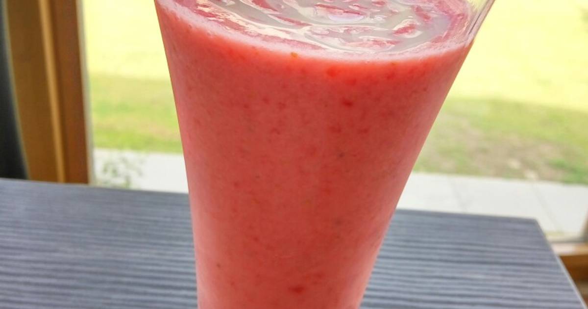Resep Jus stroberi 🍓 oleh stella - Cookpad