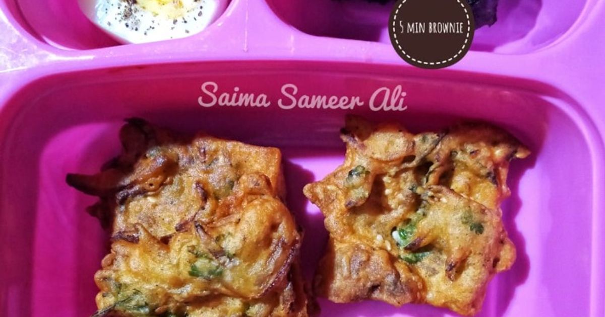 One Bite Naan Pakora Recipe by Saima Sameer Ali - Cookpad