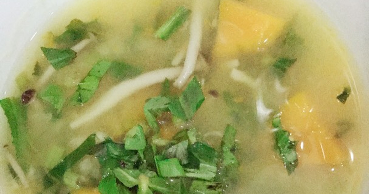 Cách Làm Món Canh Chay Bí đỏ đậu Xanh Nấm Linh Chi Nâu Hàn Quốc (Thuần ...