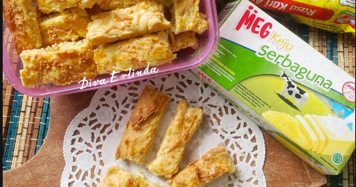 Resep Kastengel Indomie Cheese Cookies oleh Agustina Erlinda - Cookpad