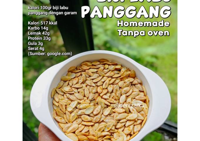 Resep Biji Labu Panggang (cemilan diet) oleh Deniza Ika - Cookpad