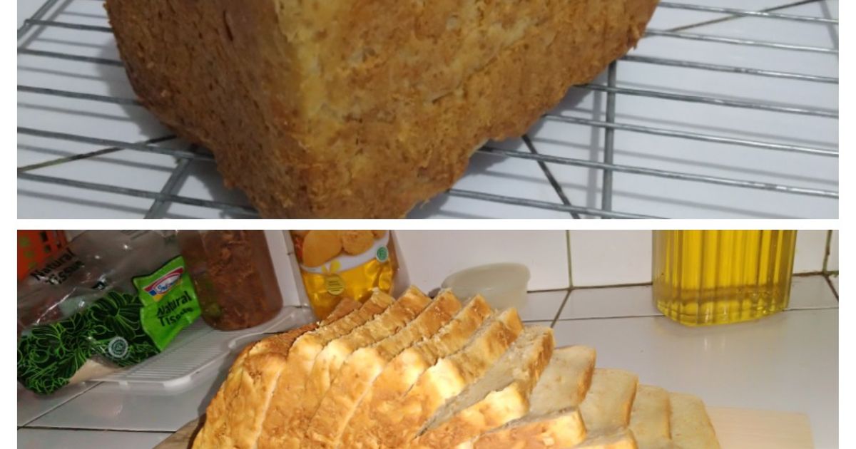 Resep Roti Bekatul Gandum (Yudane) Wheat Bran Bread Food Processor oleh ...