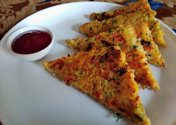 Suji toast/rawa toast Recipe by Kanika Pareek - Cookpad