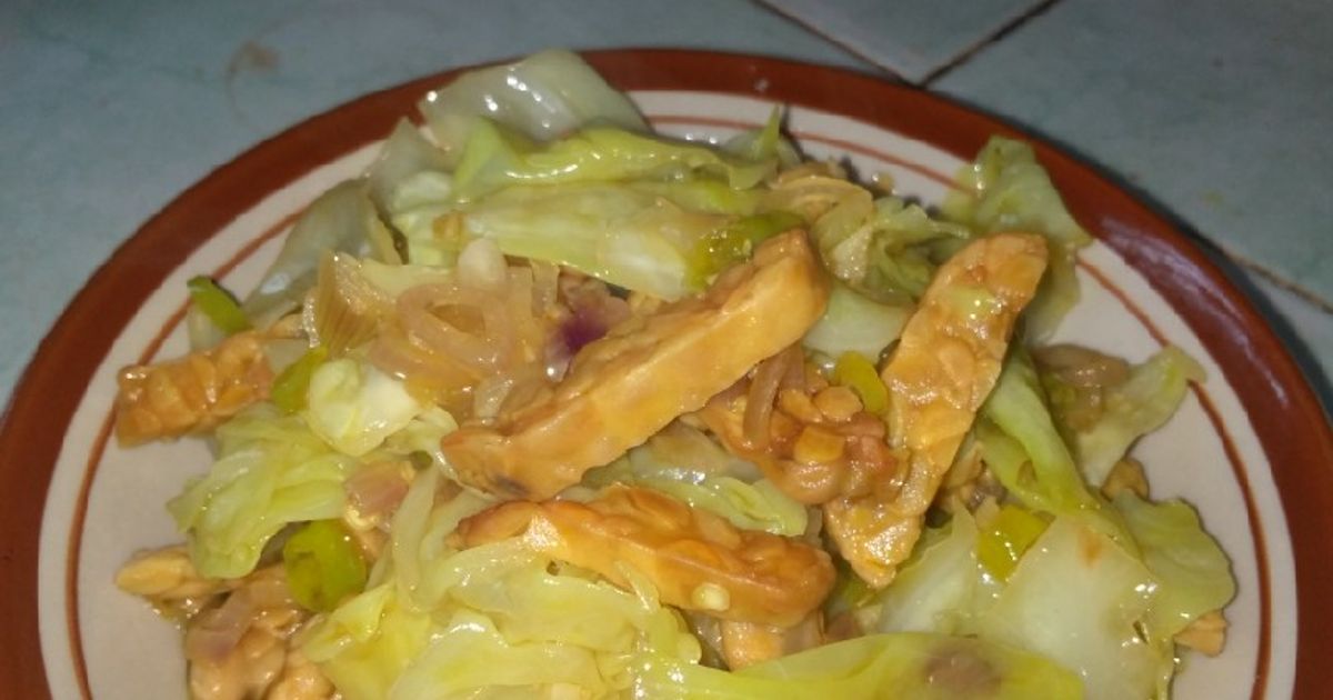 Resep Tumis Kubis Tempe (Miskute) oleh Ika Murtini - Cookpad