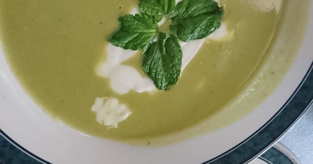 Green Pea Soup (St. Germain Soup) #4weekschalleng #Charityrecipe Recipe ...