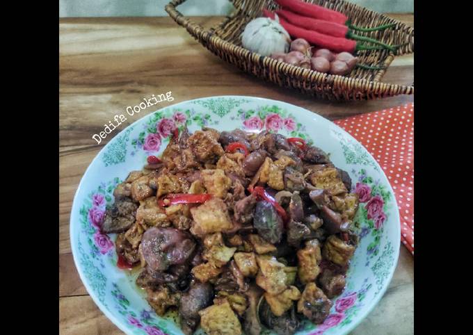 Resep 247. Oseng Tahu Hati Ampela oleh Dedifa.Cooking - Cookpad