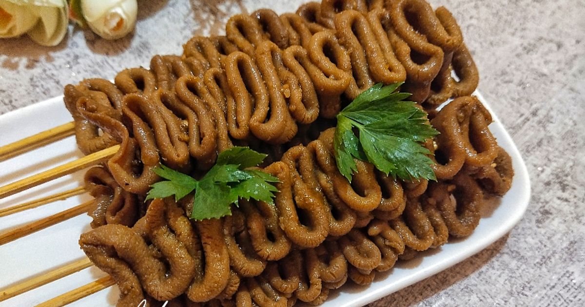Resep sate usus 500gram rumahan enak dan mudah - Cookpad