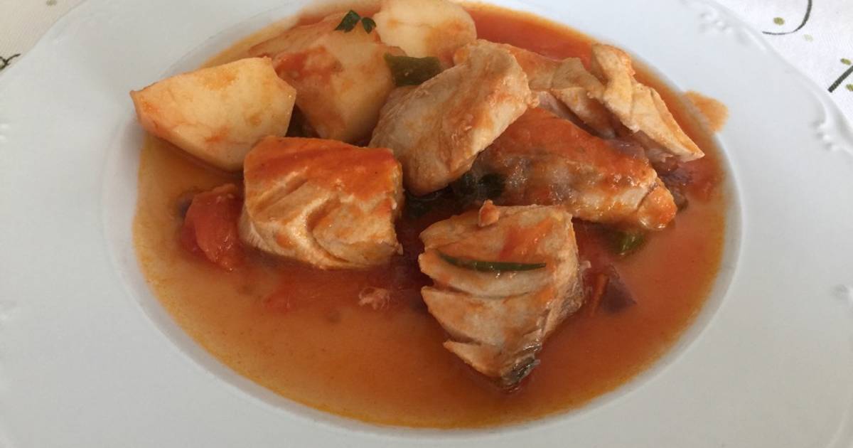 Guiso de mero Receta de Marián Gz- Cookpad