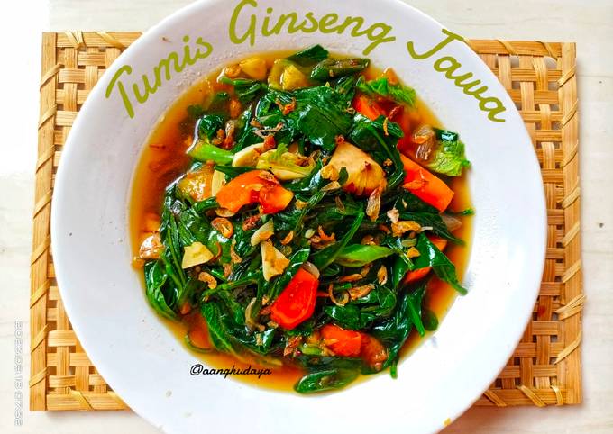 Resep Tumis Ginseng Jawa oleh Aang Hudaya - Cookpad