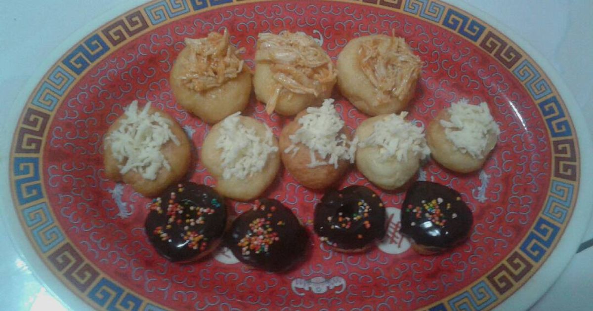 Resep donat simple mini rumahan enak dan mudah - Cookpad