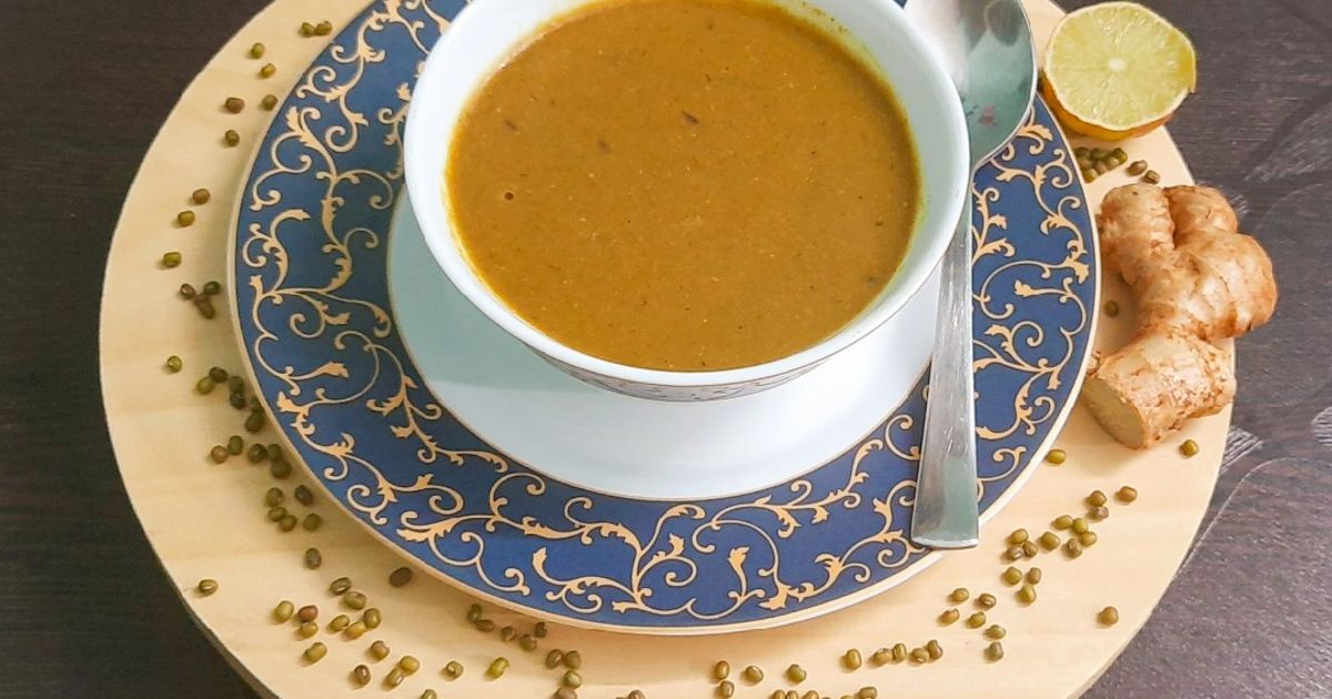 Moong Soup Recipe by Helly shah - Cookpad