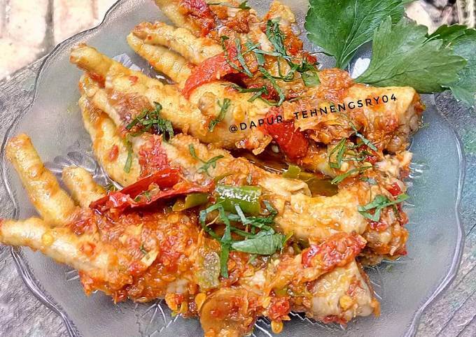 Resep #13. Ceker mercon oleh Dapur_tehnengsry04 - Cookpad