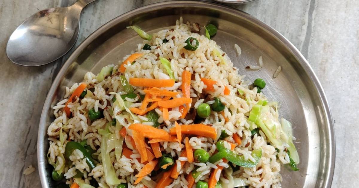 White Vegetable Pulao