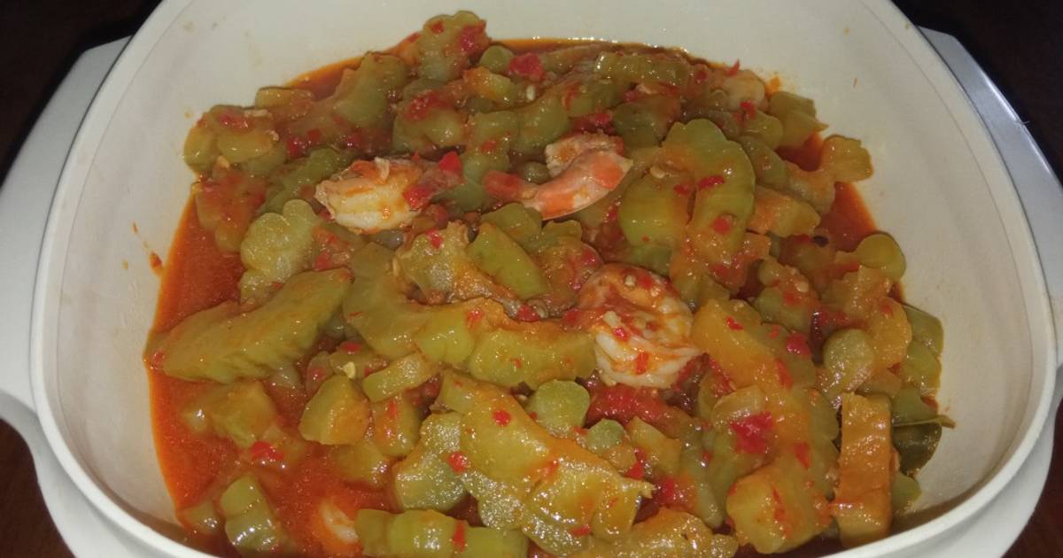 20 resep pare udang balado enak dan mudah - Cookpad