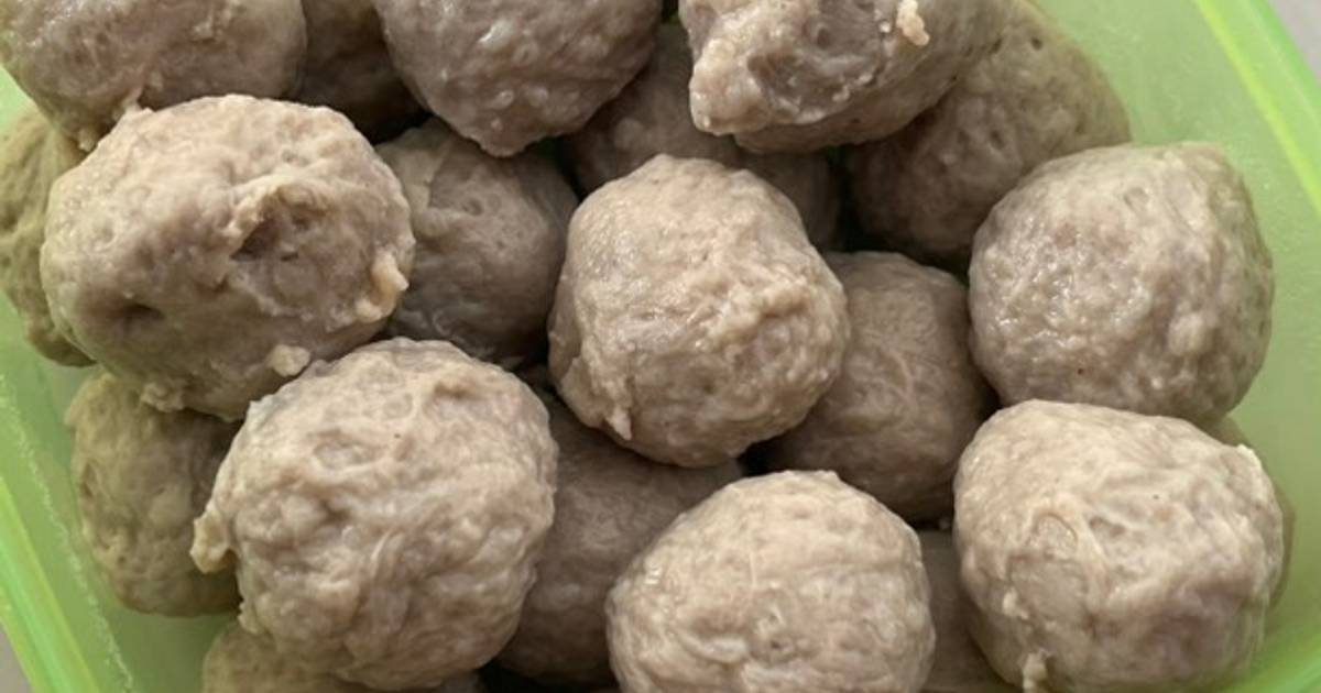 Resep bakso homemade kenyal dan gurih: bakso daging sapi, ayam, hingga ...