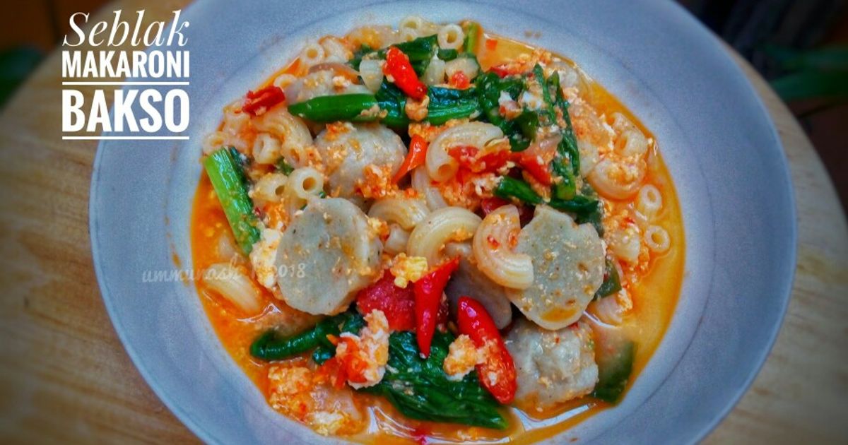 Resep seblak macaroni untuk anak rumahan enak dan mudah - Cookpad