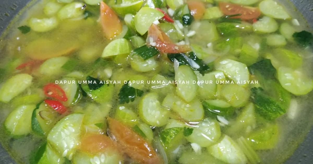 Resep Sayur bening timun oleh Umma Aisyah - Cookpad