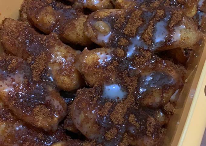 Resep PISANG GORENG SURGA (susu + gula palem) mudah dan enak 😋 oleh ...