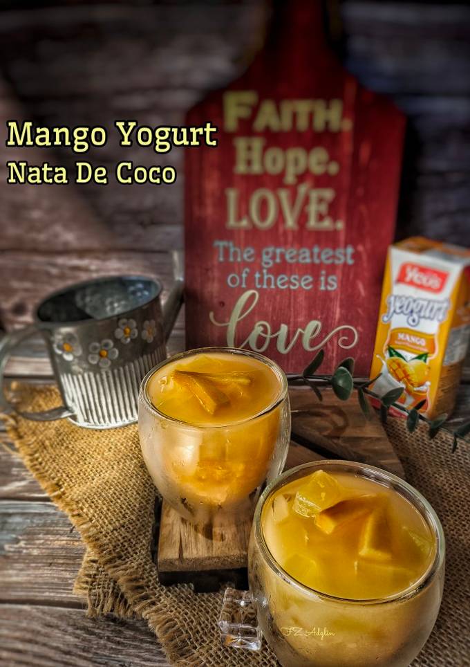 Resipi Mango Yogurt Nata De Coco oleh FZ Adzlin - Cookpad