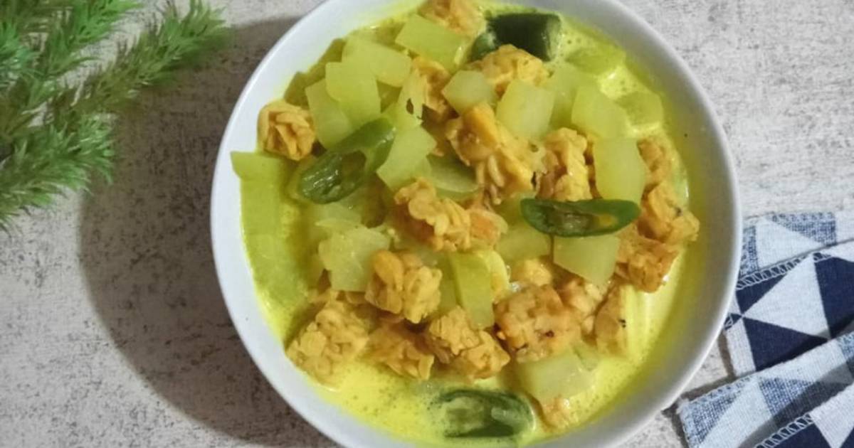 Resep Sayur Santan Labu Siam Tempe oleh Vay Kitchen - Cookpad
