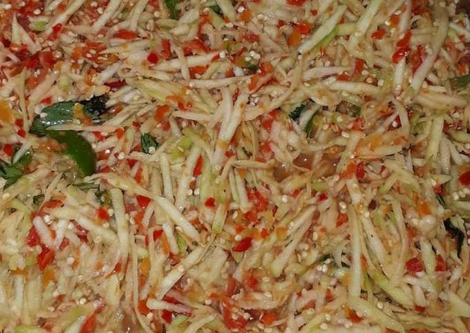Resep Racca mangga (sambal mangga) oleh Mamawida - Cookpad
