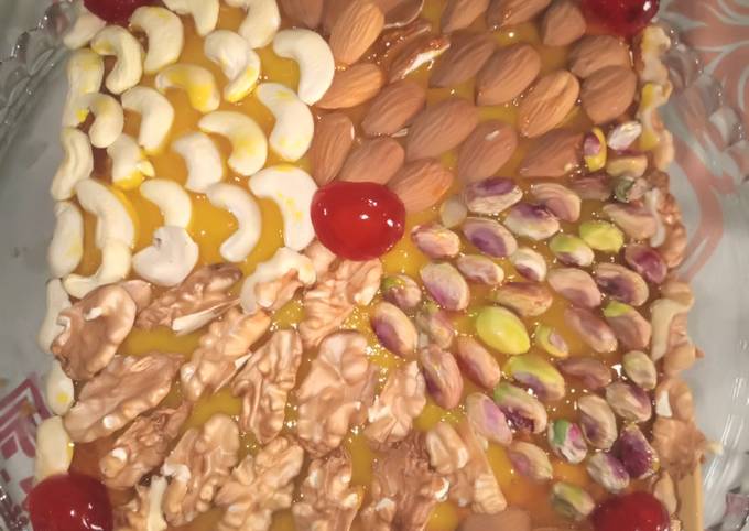 Dry fruit tea cake🍰 Recipe by Samreen Fayaz - Cookpad