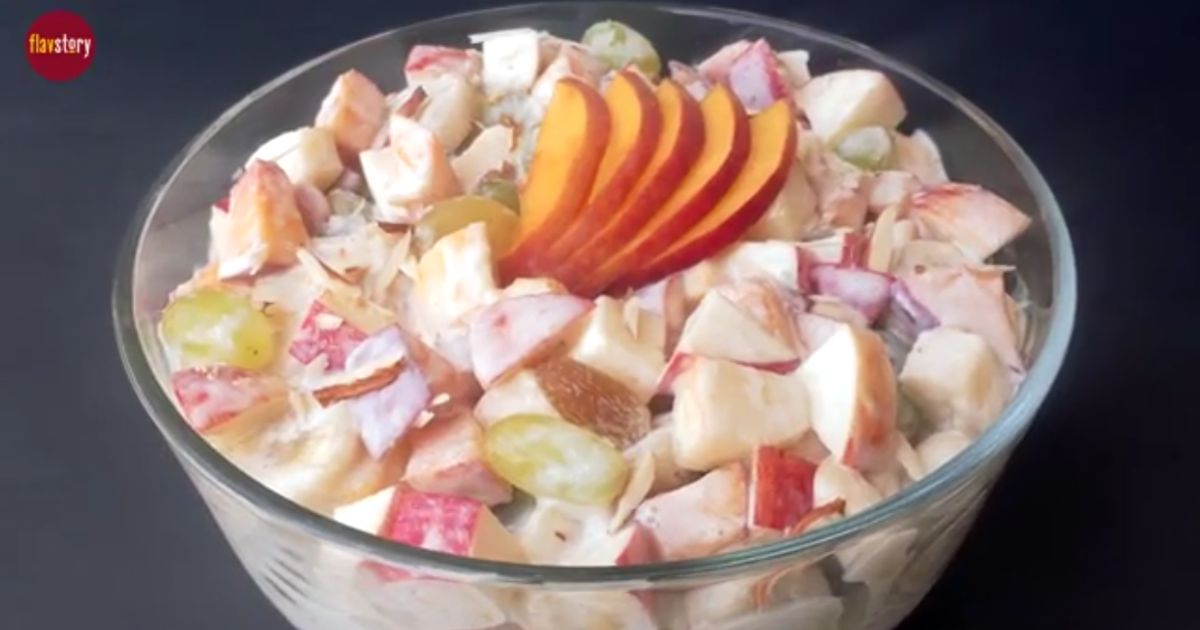Cream Fruit Chaat Recipe by Hamna Arooj - Cookpad