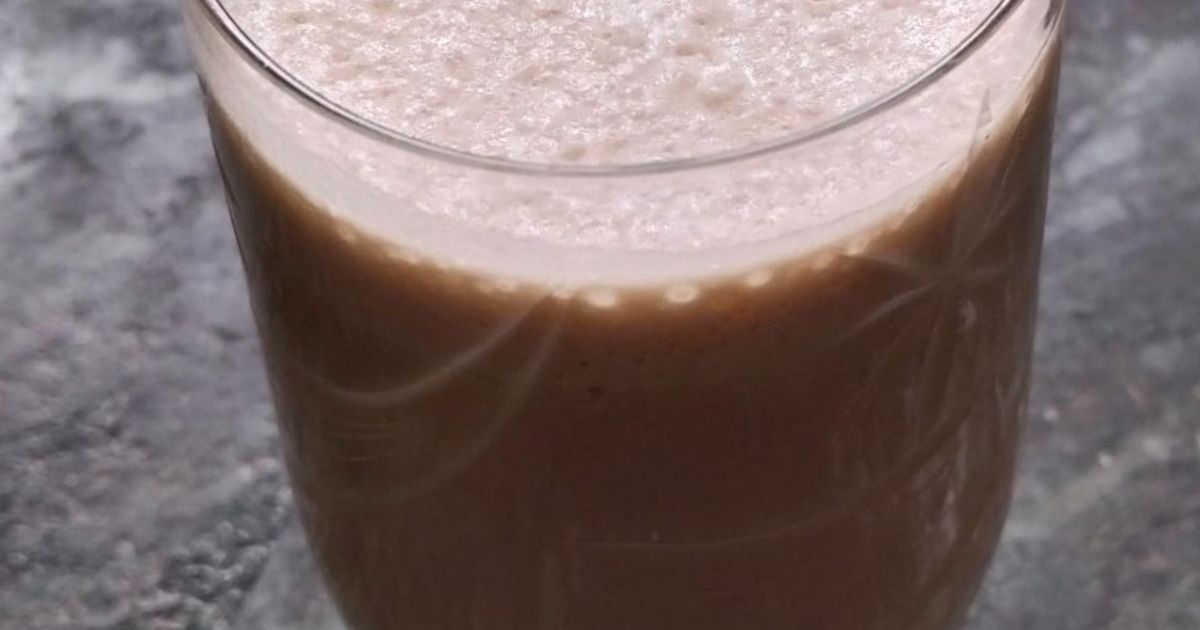 Japanese Style Frothy Banana Milk Coffee Recipe by Preeti V. Salvi ...