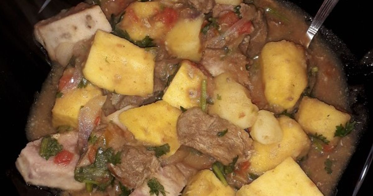 Arrowroot Stew #Mycreativearrowrootrecipecontest Recipe by Priscilla ...