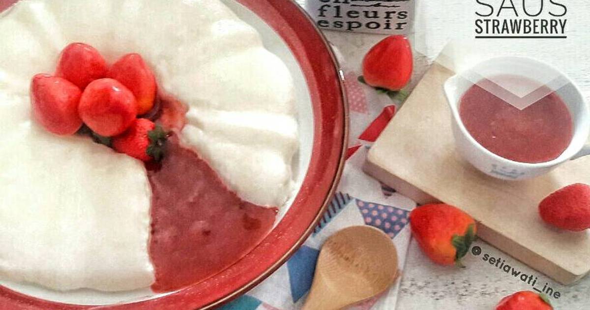 Resep Puding Maizena Saus Strawberry oleh Ine Setiawati - Cookpad Resep Puding Maizena Saus Strawberry oleh Ine Setiawati - Cookpad