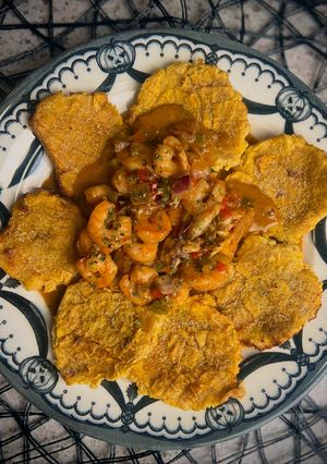Ghoul Den Tostones Con Camarones 👻 Recipe By Kei Kei