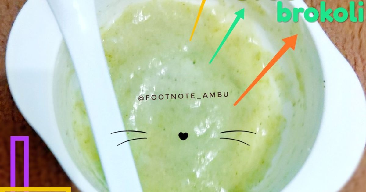 Resep Bubur Beras Putih Dan Puree Brokoli oleh Nurellah Sugiarti ...